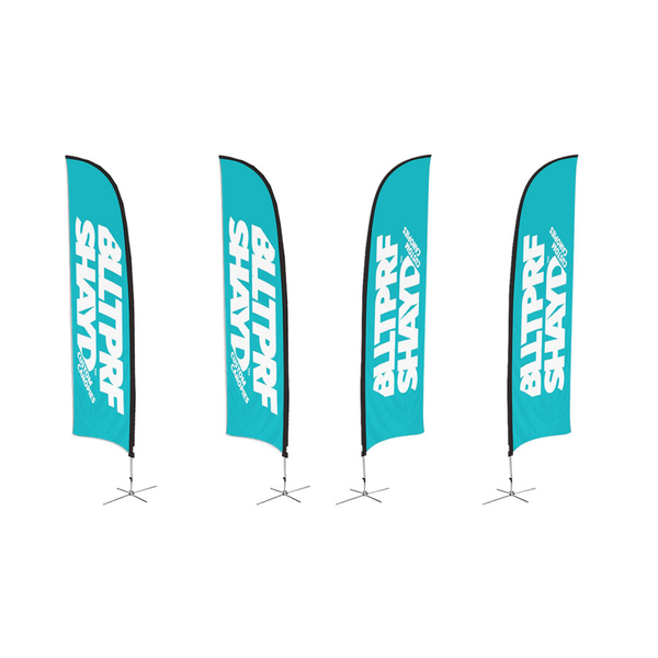 Dye Sublimation Feather Flags | BLLTPRF SHAYD